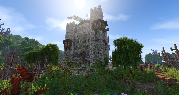 Realistic Wetland w/ Places to Explore [Conquest Reforged] Minecraft Map