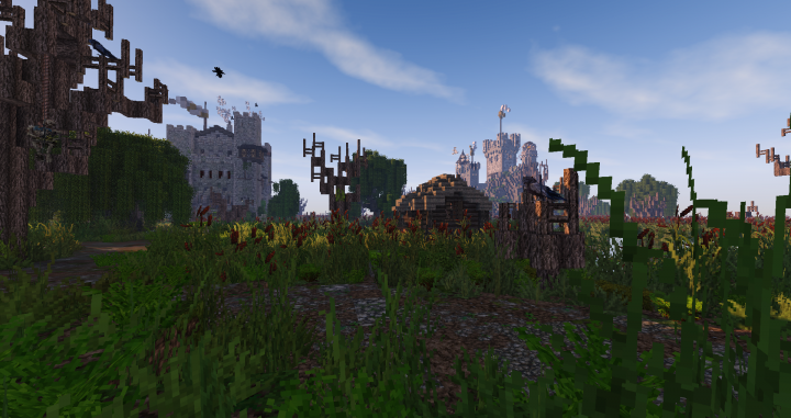 Realistic Wetland w/ Places to Explore [Conquest Reforged] Minecraft Map