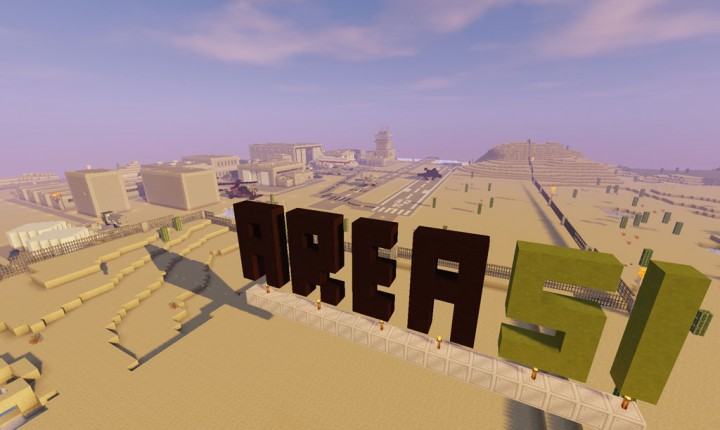 Area51 and Roswell Minecraft Map