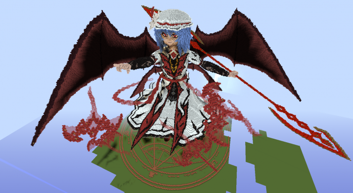 Touhou Remilia Scarlet full scale statue from Koumajo Densetsu ...