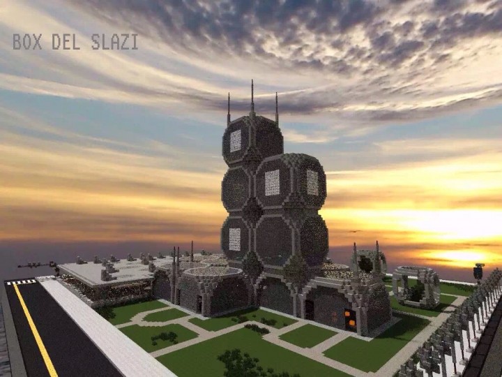 Some Curve Houses Minecraft Map