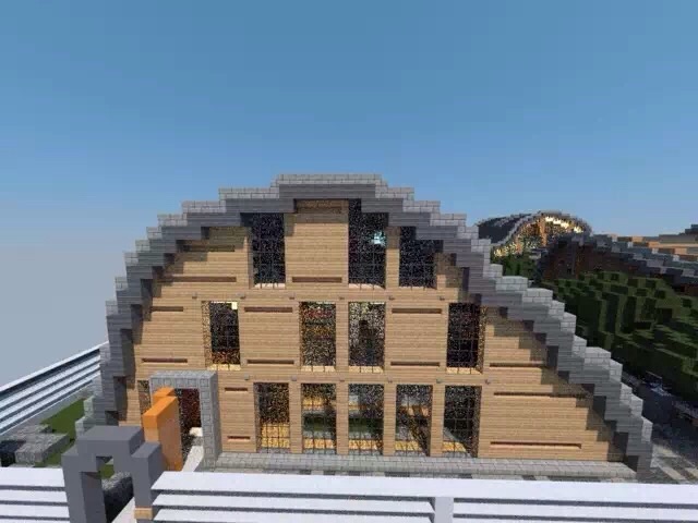Some Curve Houses Minecraft Map