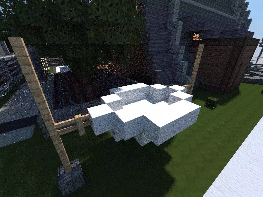 Some Curve Houses Minecraft Map