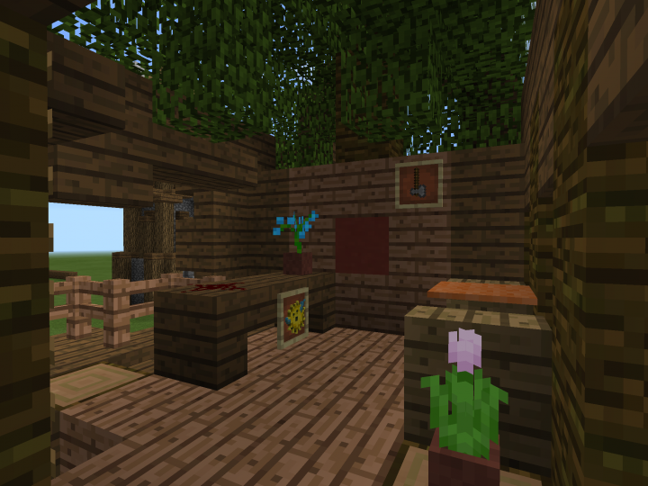 A Small Tropical House Minecraft Map