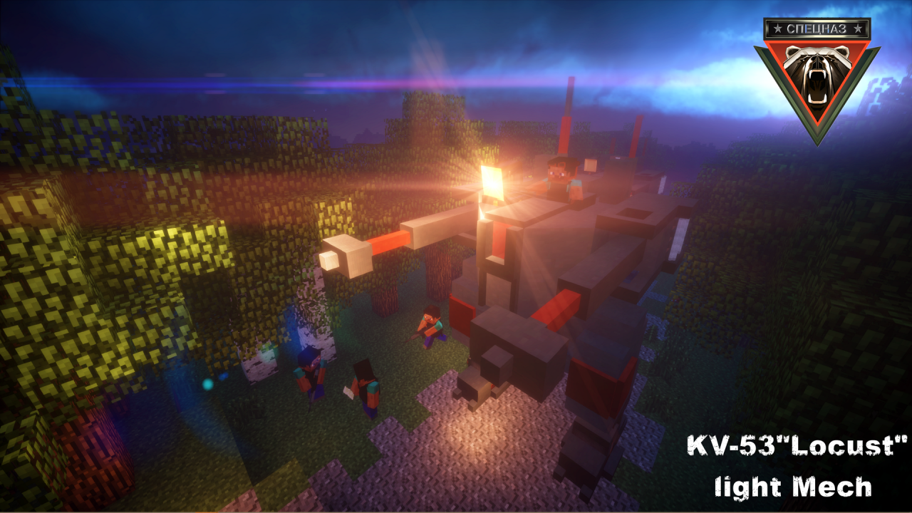 KV-53"Locust" Light Mech Minecraft Map