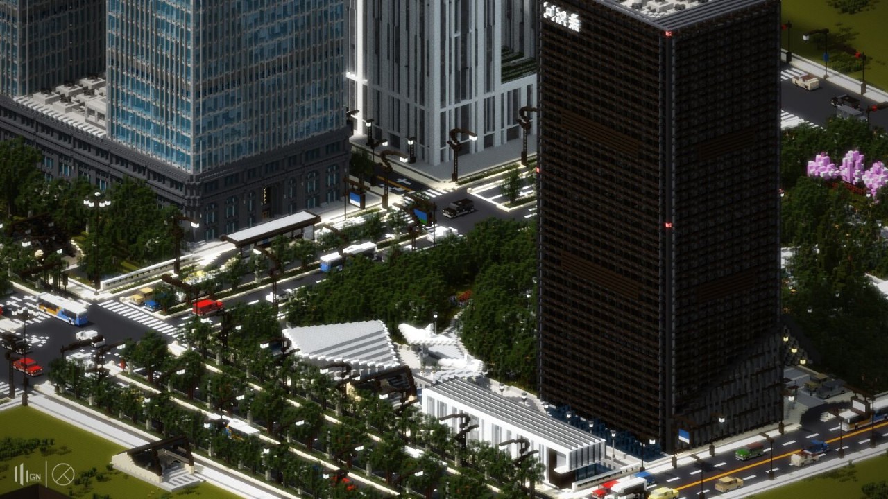 Vertical Complex Minecraft Map