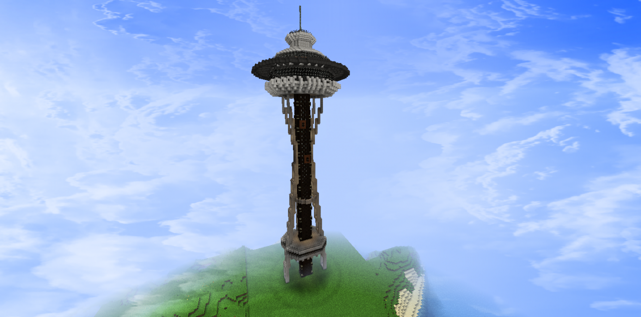 Seattle Space Needle | Small Project | Minecraft Map
