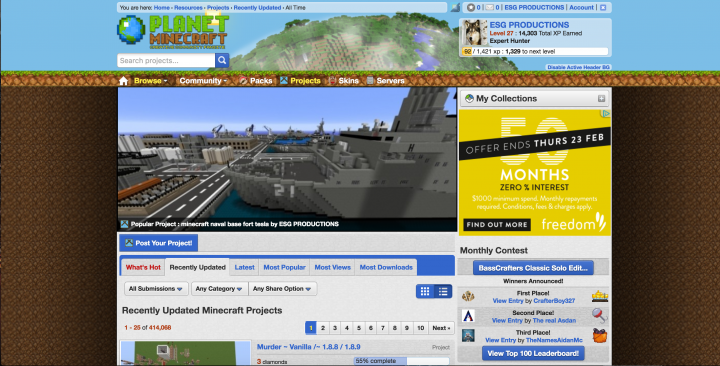 minecraft naval base fort tesla Minecraft Map