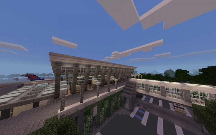 Capitol District International Airport (CDA)- Main Terminal Minecraft Map