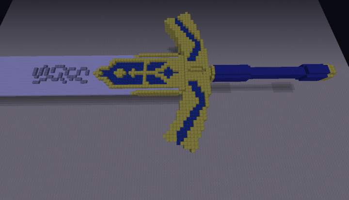 Excalibur (Fate Series) - Fantasy Weapon Models Minecraft Map