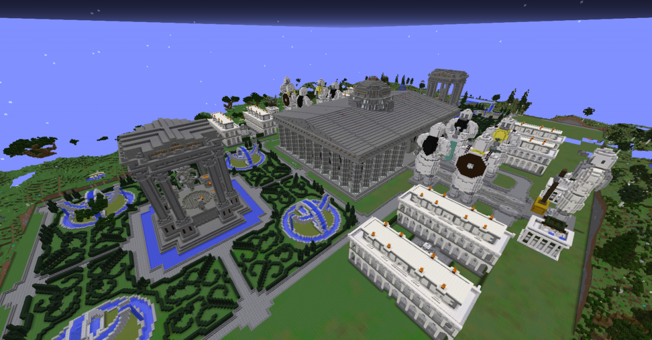 [ update 1.0 ] ULTRA EPIC SERVER SPAWN by Minecraft Bulgaria Minecraft Map