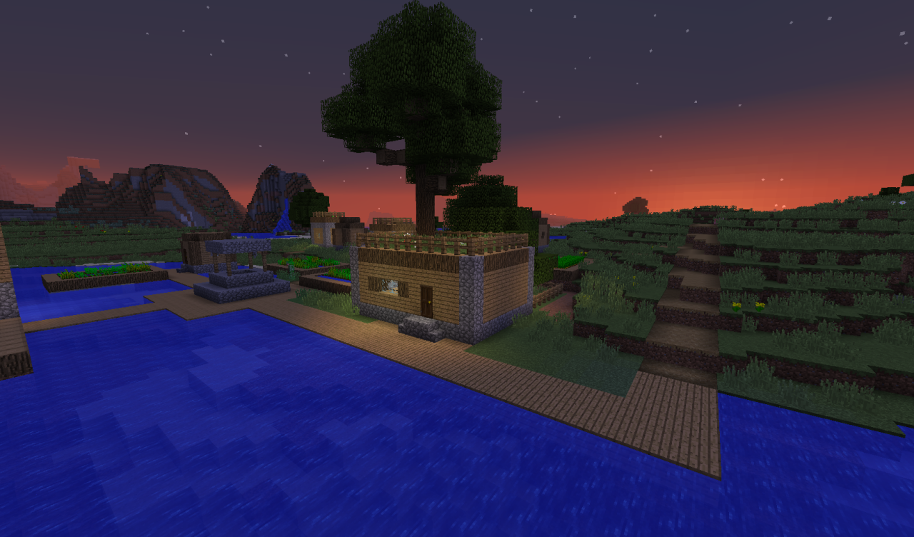 Beachside Village WIP Minecraft Map