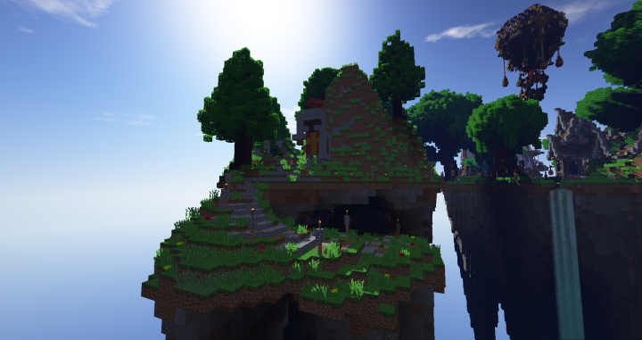 SkyBlock - Fantasy Beautiful Worlds - FBW Minecraft Map