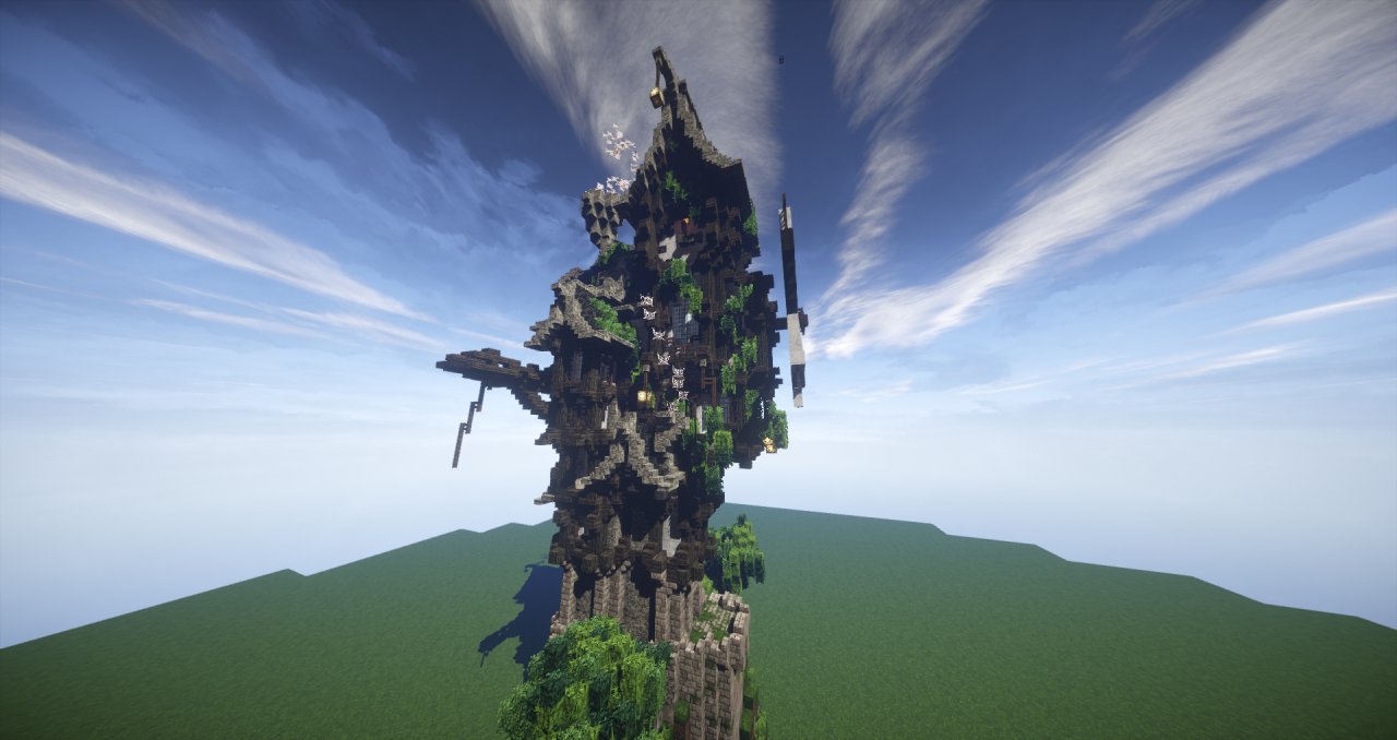 | Medieval Steampunk House | In Building Progress | Minecraft Map