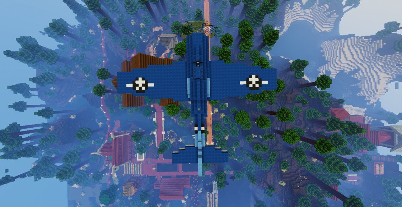 Grumman F6F Hellcat Minecraft Map