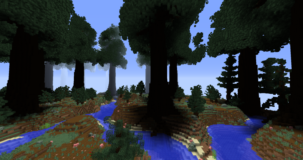 Biome tree pack- Taiga Minecraft Map