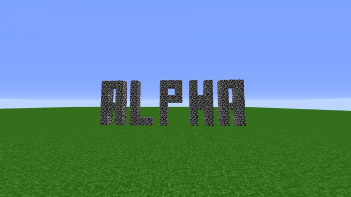 The First Minecraft Alpha in Minecraft 1.11 Minecraft Map