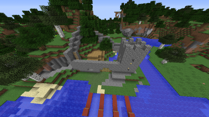 big survival world Minecraft Map