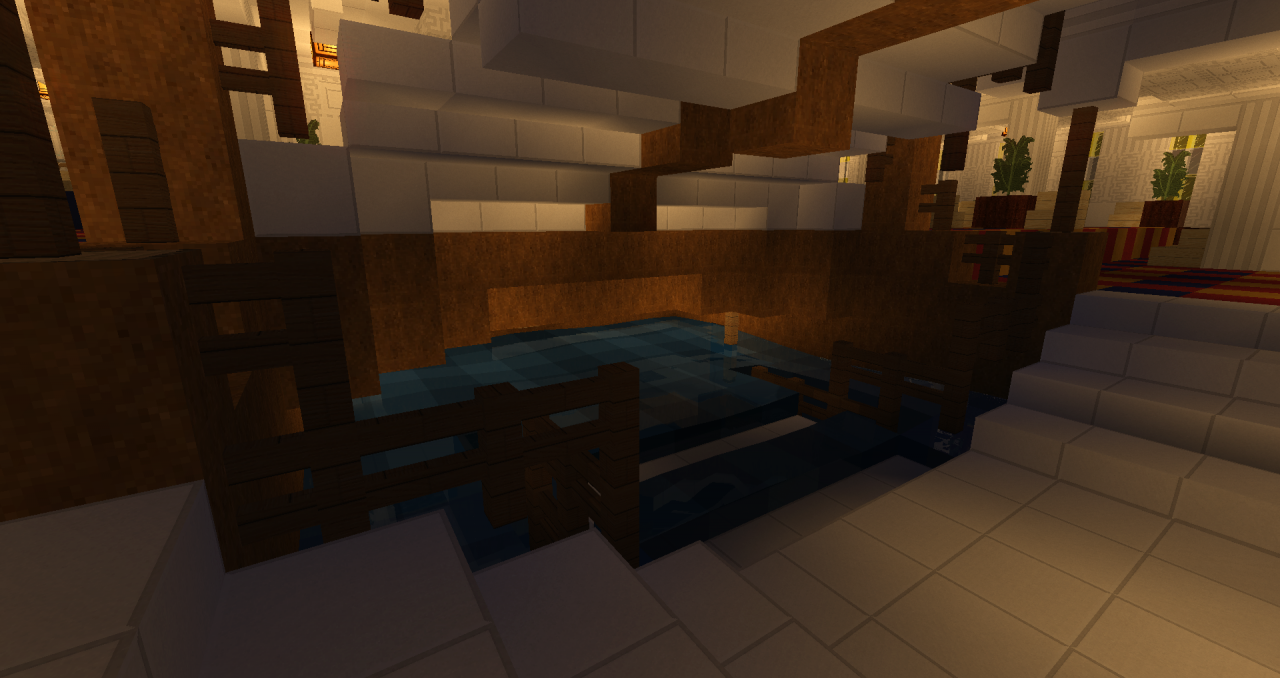 RMS Titanic sinking at 1.20 AM Minecraft Map