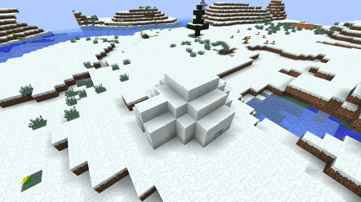 Simple Ice PvP Box Minecraft Map