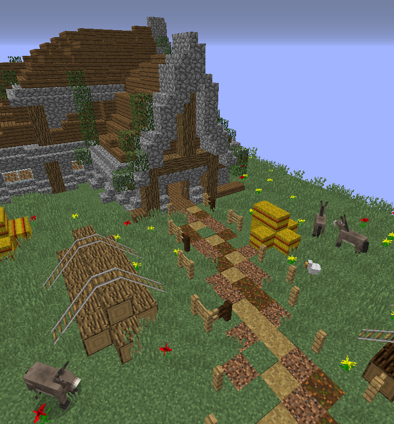 The rustic Minecraft Map