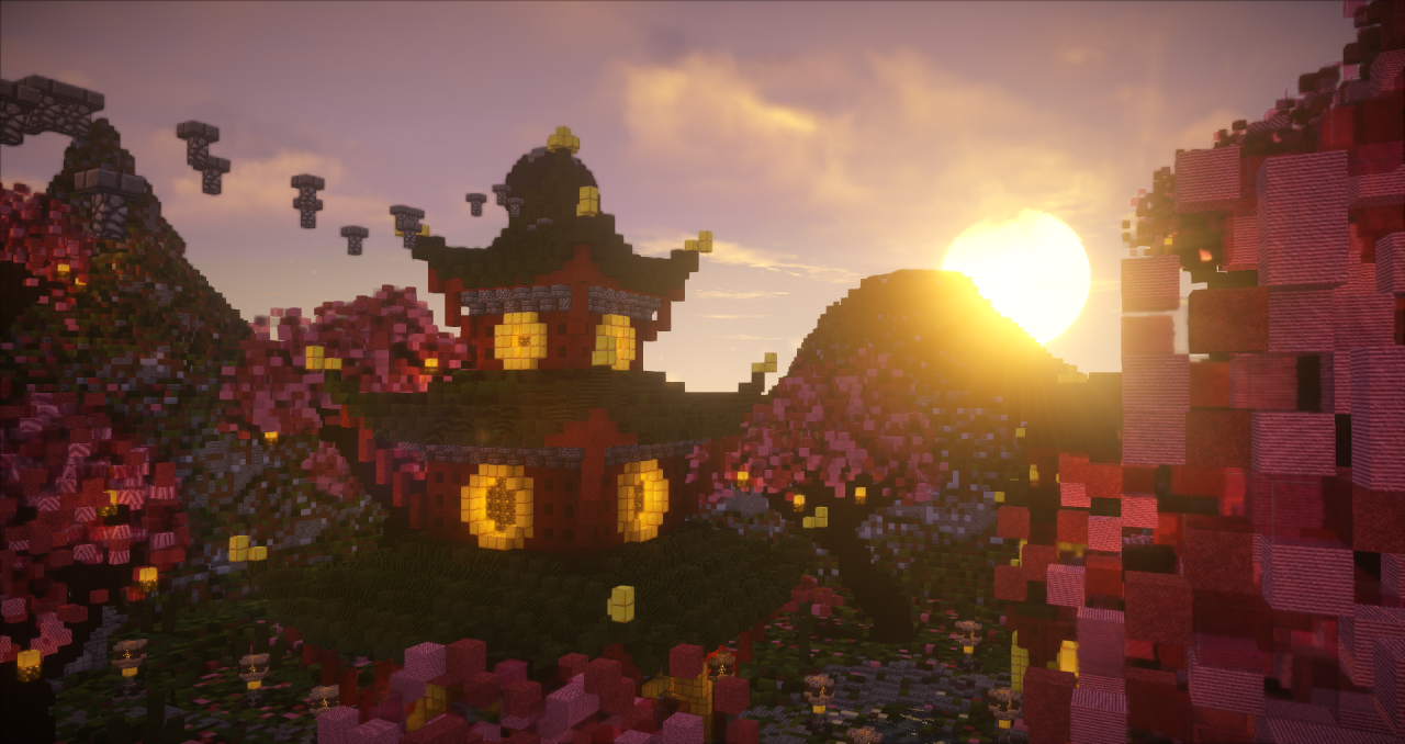 Oriental-Style Lobby Minecraft Map
