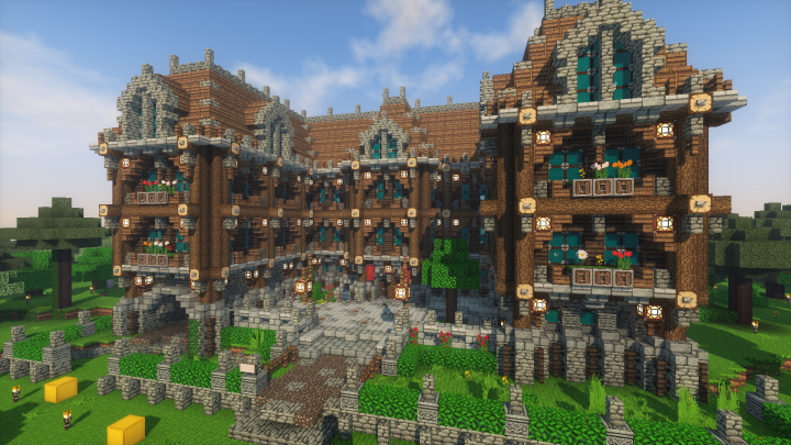 Baroque Style mansion Minecraft Map