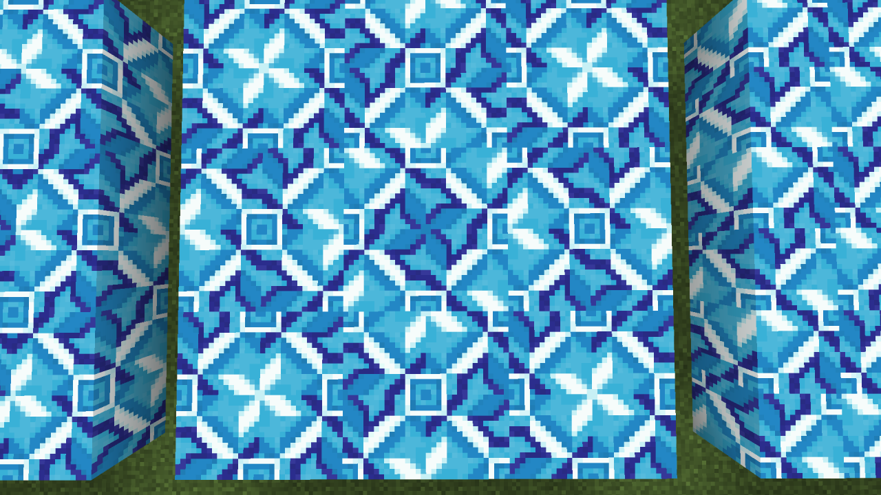 Glazed Terracota patterns Minecraft Map