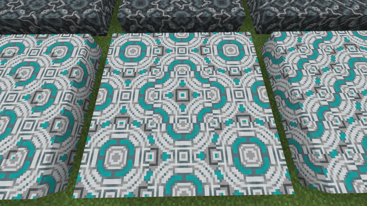 Glazed Terracota patterns Minecraft Map