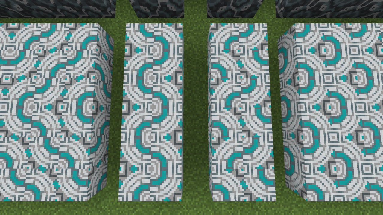 Glazed Terracota patterns Minecraft Map