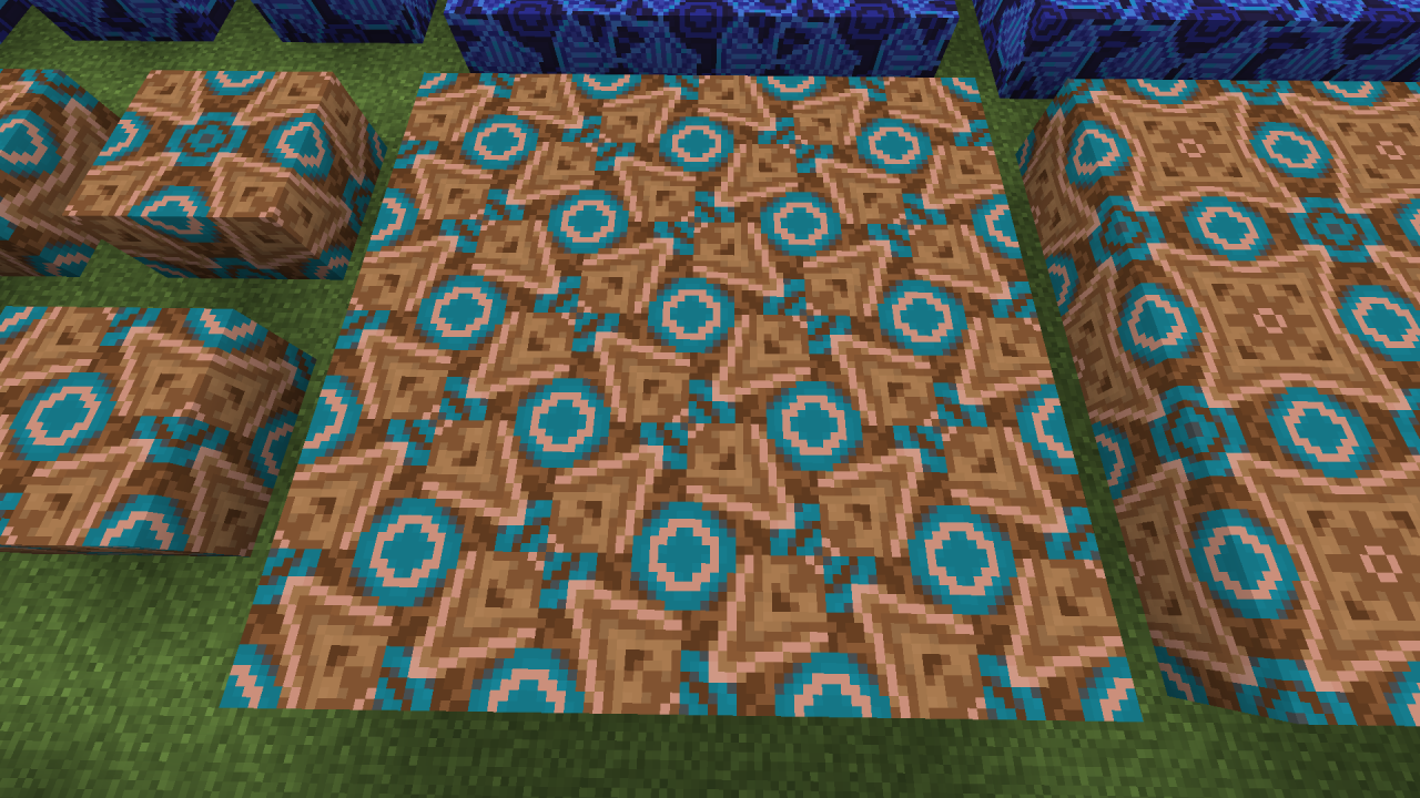 Glazed Terracota patterns Minecraft Map