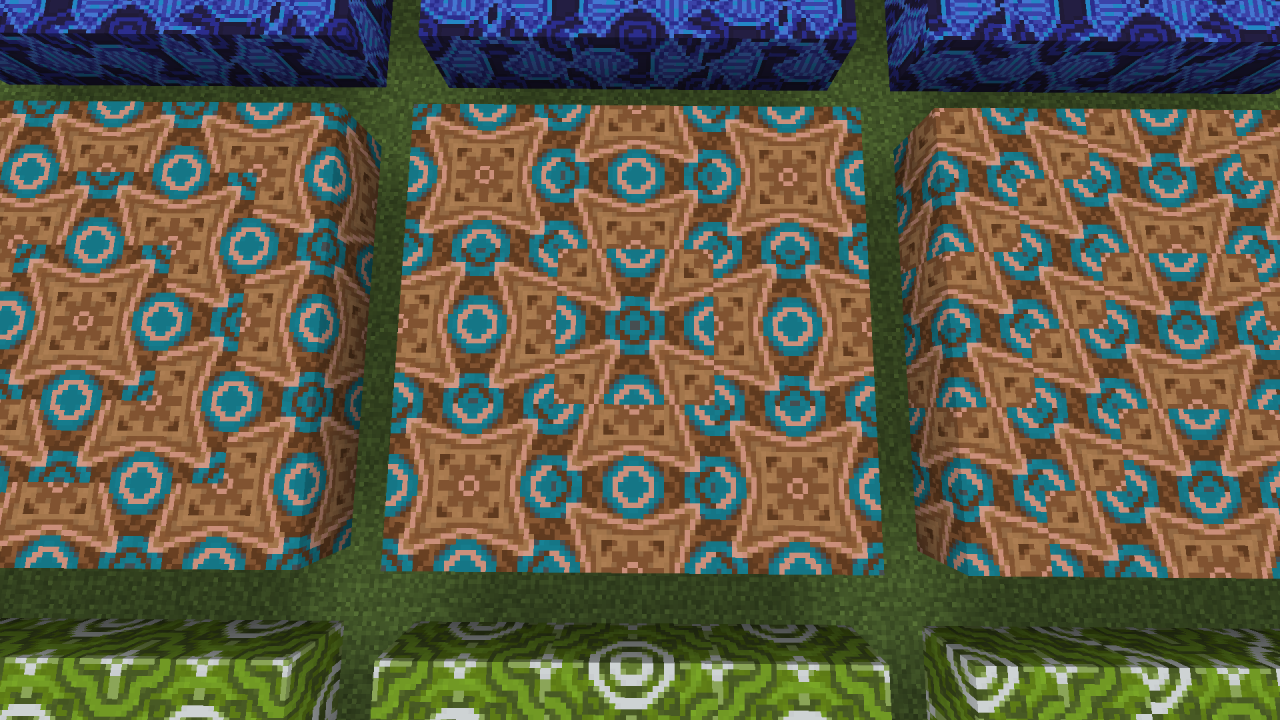 Glazed Terracota patterns Minecraft Map