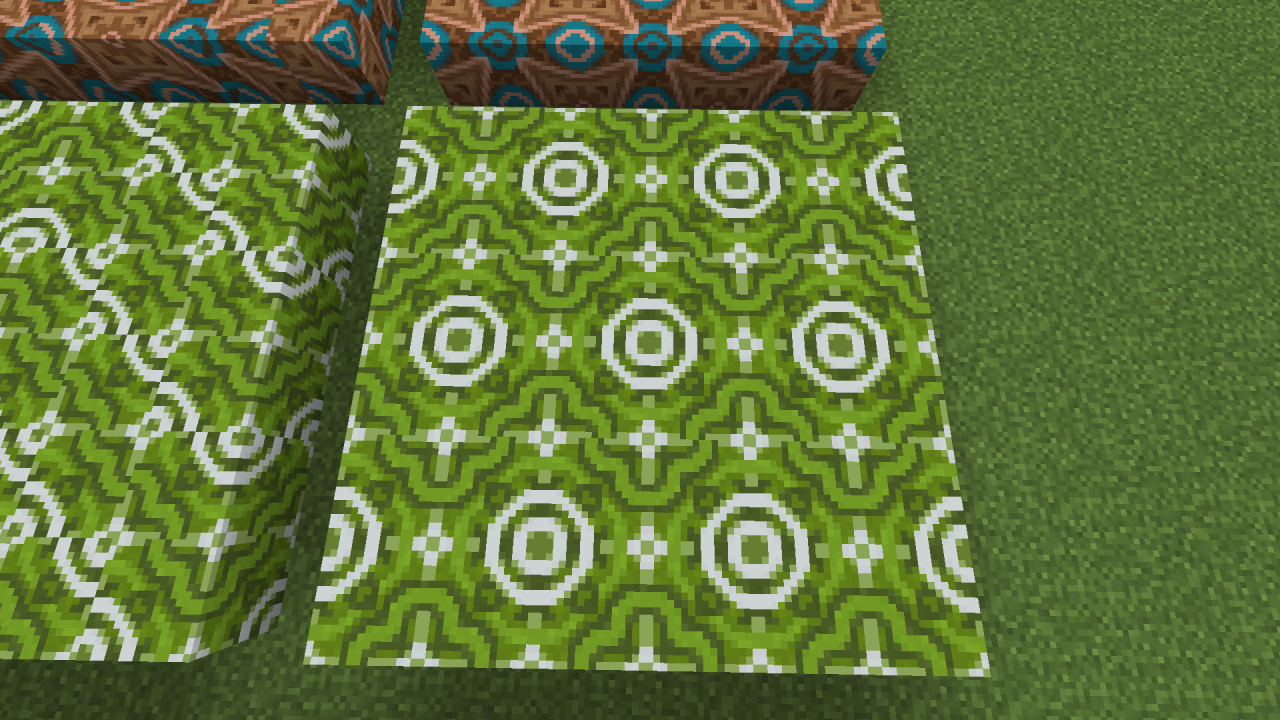 Glazed Terracota patterns Minecraft Map