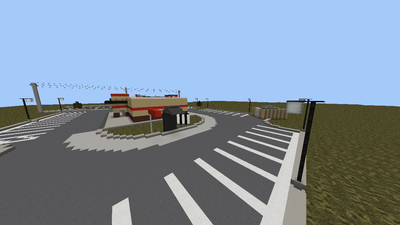Jack's Hamburger's Fast Food Restaurant Minecraft Map