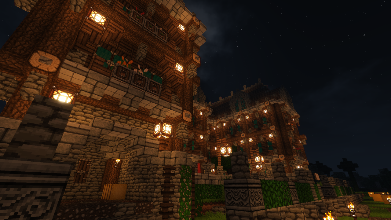 Baroque Style mansion Minecraft Map