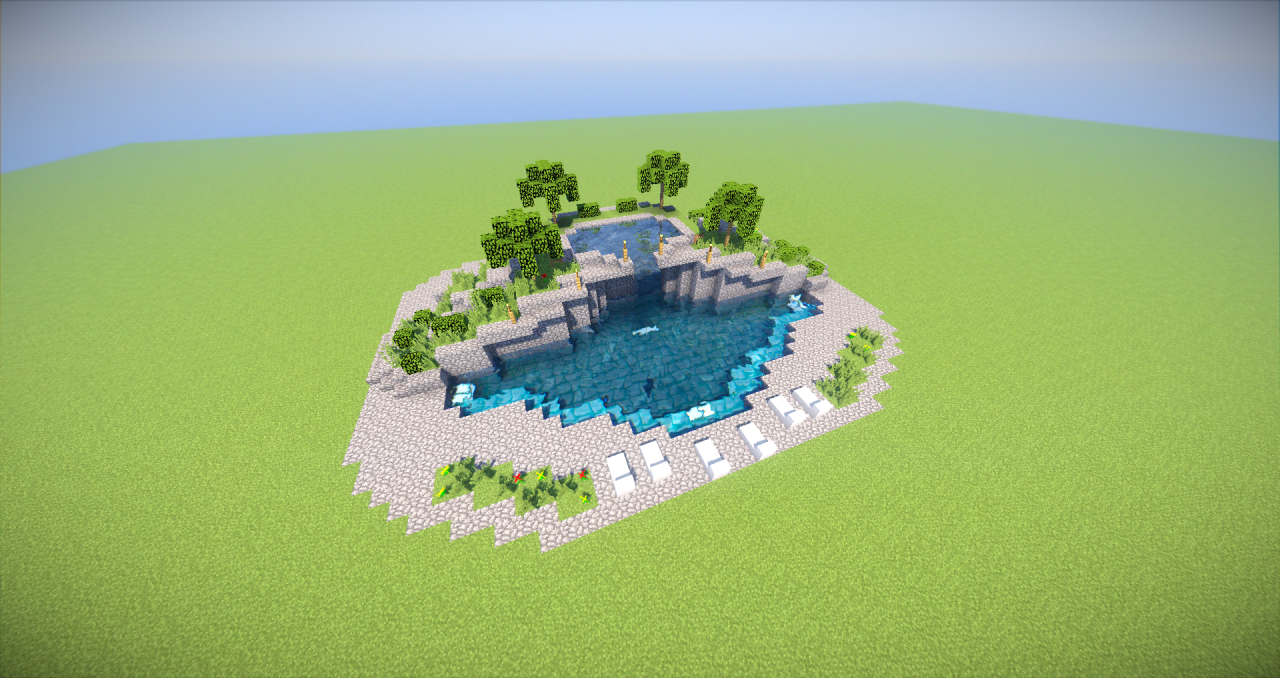 Luxury pool Minecraft Project