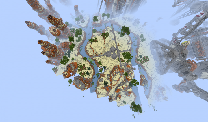 Solitary Launch Base Minecraft Map