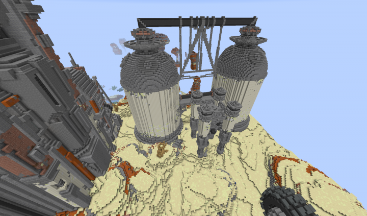 Solitary Launch Base Minecraft Map