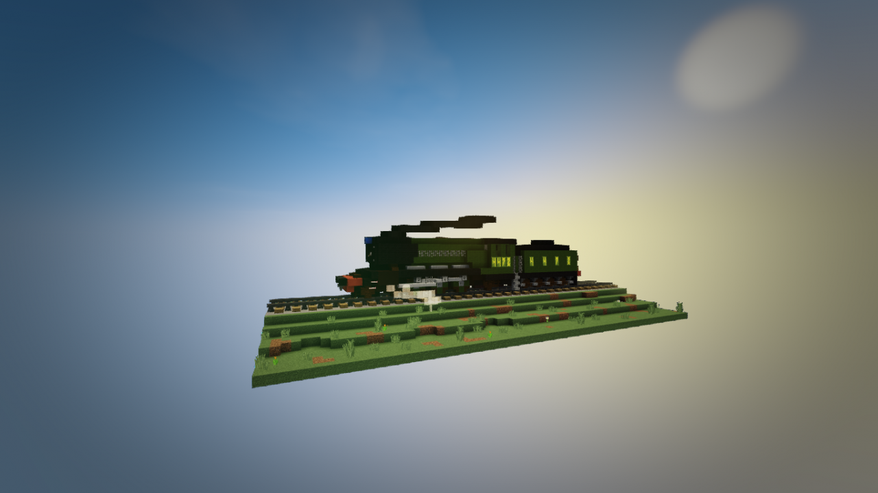 Steam train - A3 4472 Flying Scotsman Minecraft Map