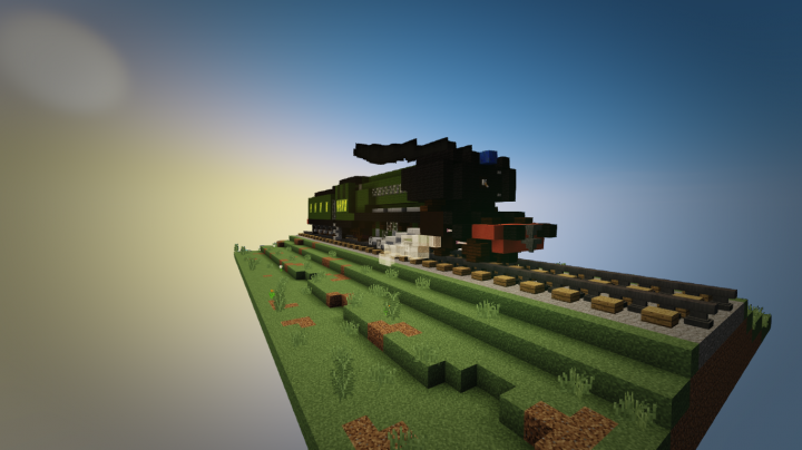 Steam train - A3 4472 Flying Scotsman Minecraft Map