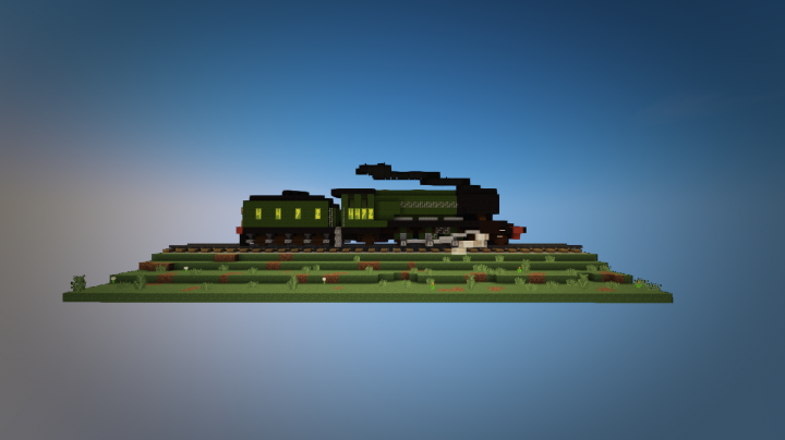 Steam train - A3 4472 Flying Scotsman Minecraft Map