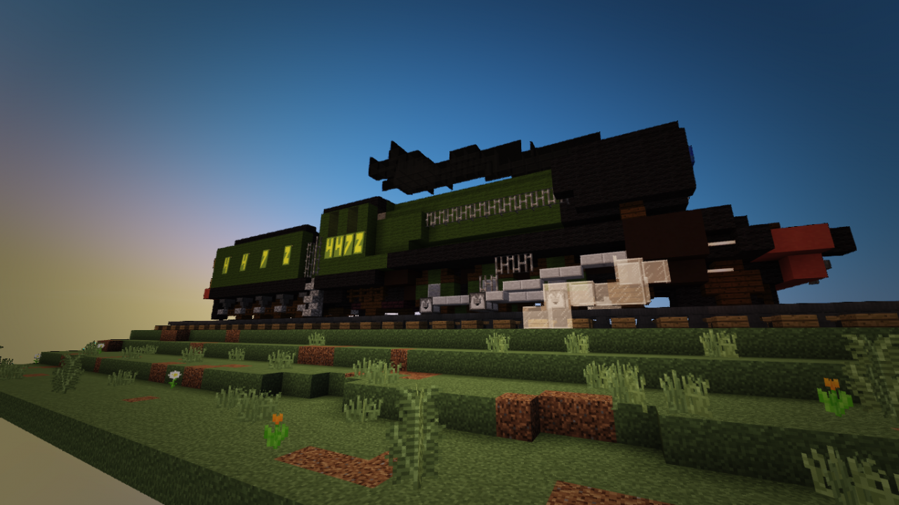 Steam train - A3 4472 Flying Scotsman Minecraft Map
