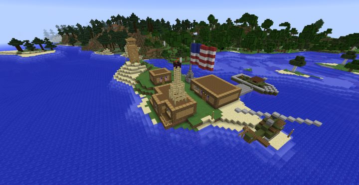 War Island Minecraft Map