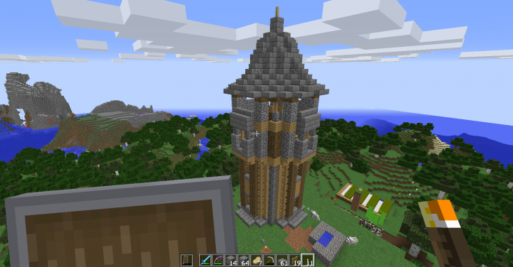 Epic castle tower Minecraft Map