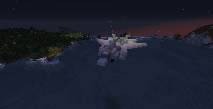 F-22 Raptor build Minecraft Map