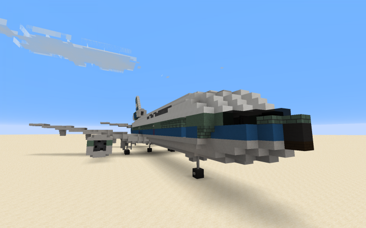 McDonnell Douglas DC-10-30 Air New Zealand Minecraft Map
