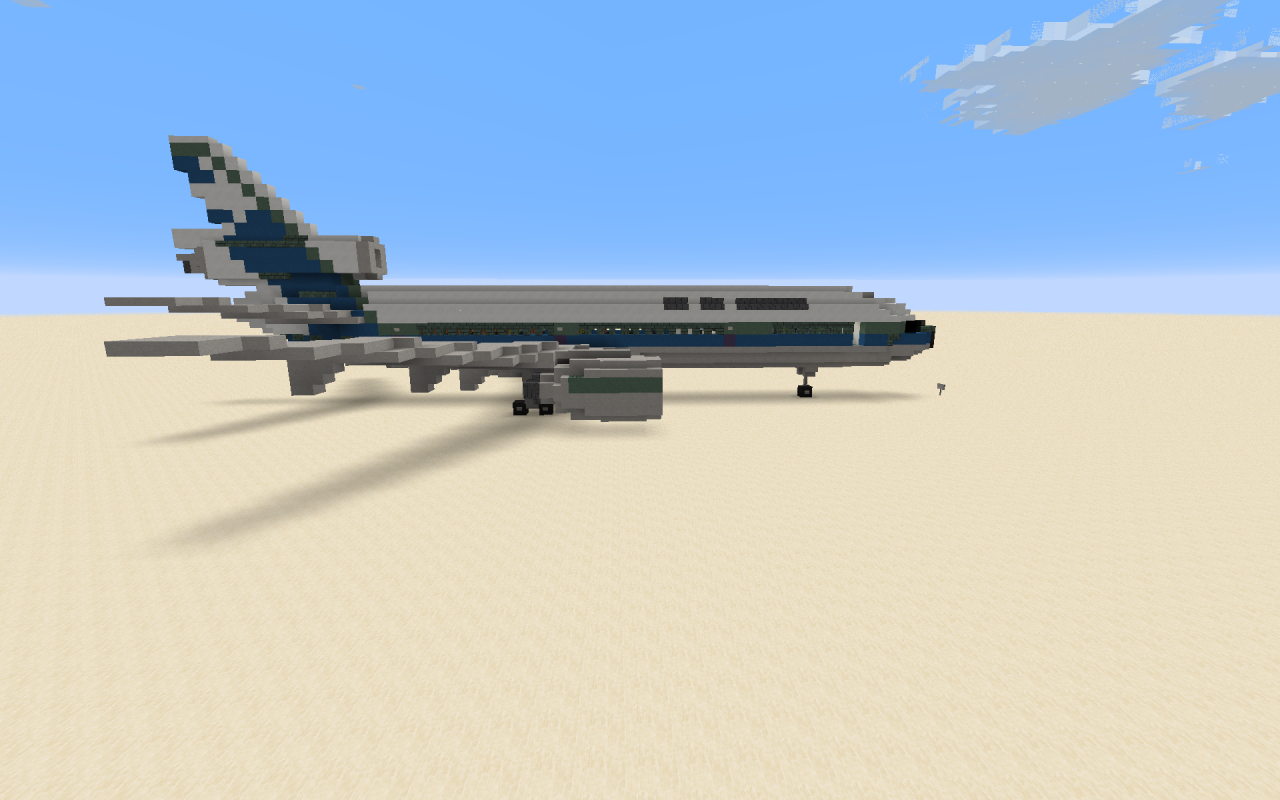 McDonnell Douglas DC-10-30 Air New Zealand Minecraft Map