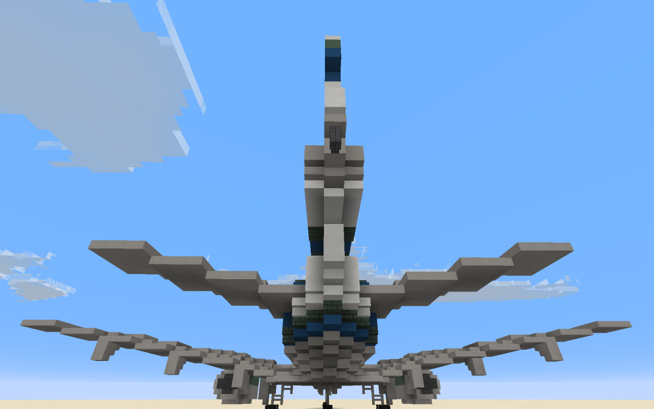 McDonnell Douglas DC-10-30 Air New Zealand Minecraft Map