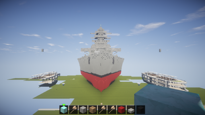 BattleShip Bismarck! Minecraft Project
