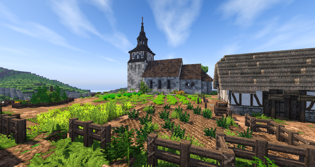 Early Medieval Monastery [Conquest Reforged] Minecraft Map